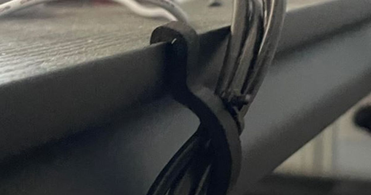 Cable Clip for 3D Printer Rack by mbrowwwn | Download free STL model ...