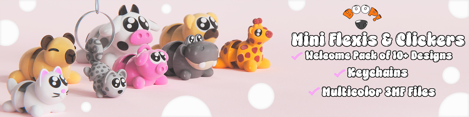 Cute Cow Fidget Clicker !!! by Boop-Boop! | Download free STL model ...