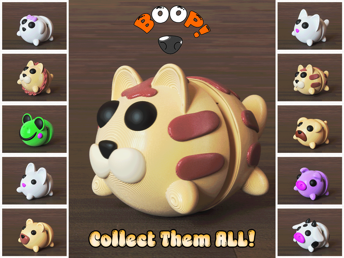 Cute Axolotl Fidget Clicker !!! by Boop-Boop! | Download free STL model ...