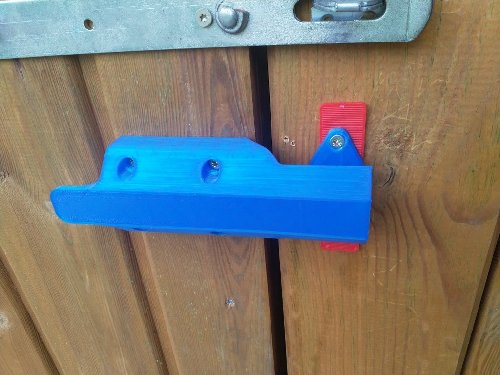 self-locking Door Lock by c3poSAW | Download free STL model ...