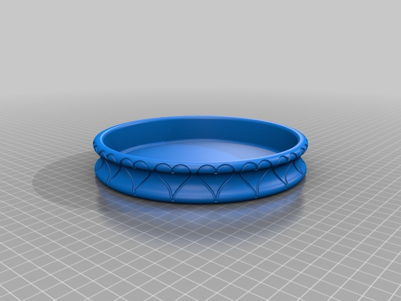 Flat Flower planter by c3poSAW | Download free STL model | Printables.com