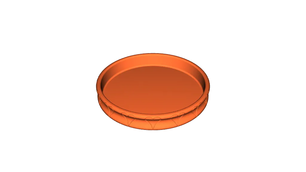 Flat Flower planter by c3poSAW | Download free STL model | Printables.com