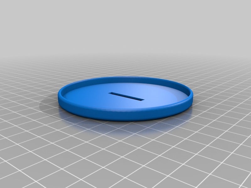 Soup Can Lid with Slot by schraitle | Download free STL model ...