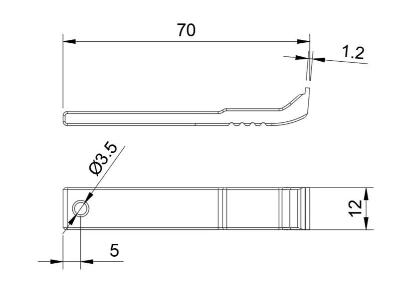 DIN rail clip unlocker by Drak | Download free STL model | Printables.com