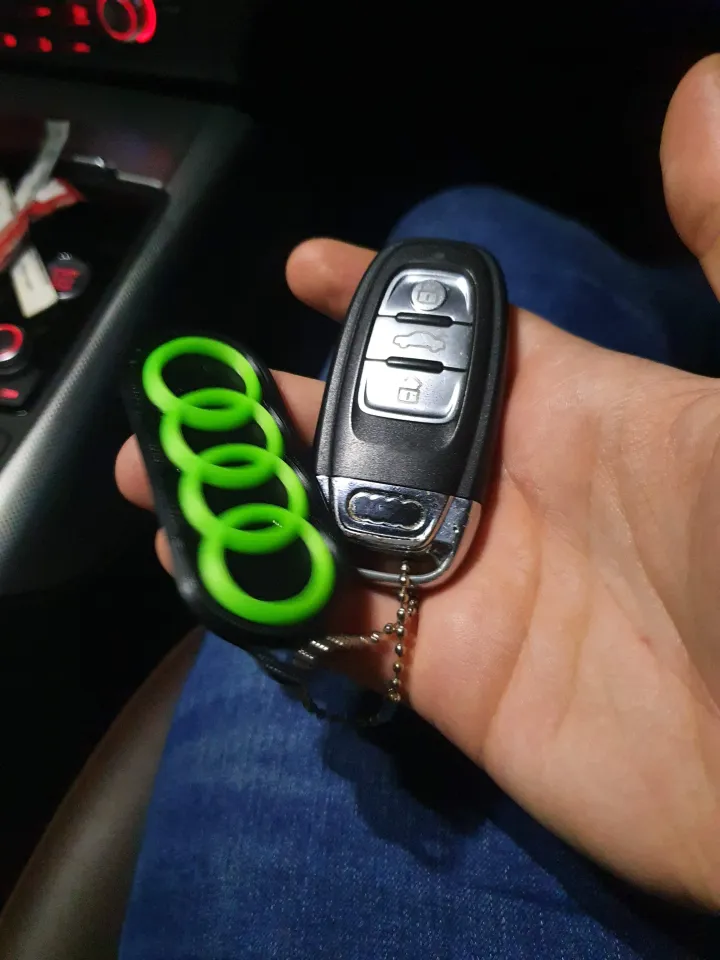 Audi Keychain LOGO slim by dode513 | Download free STL model ...
