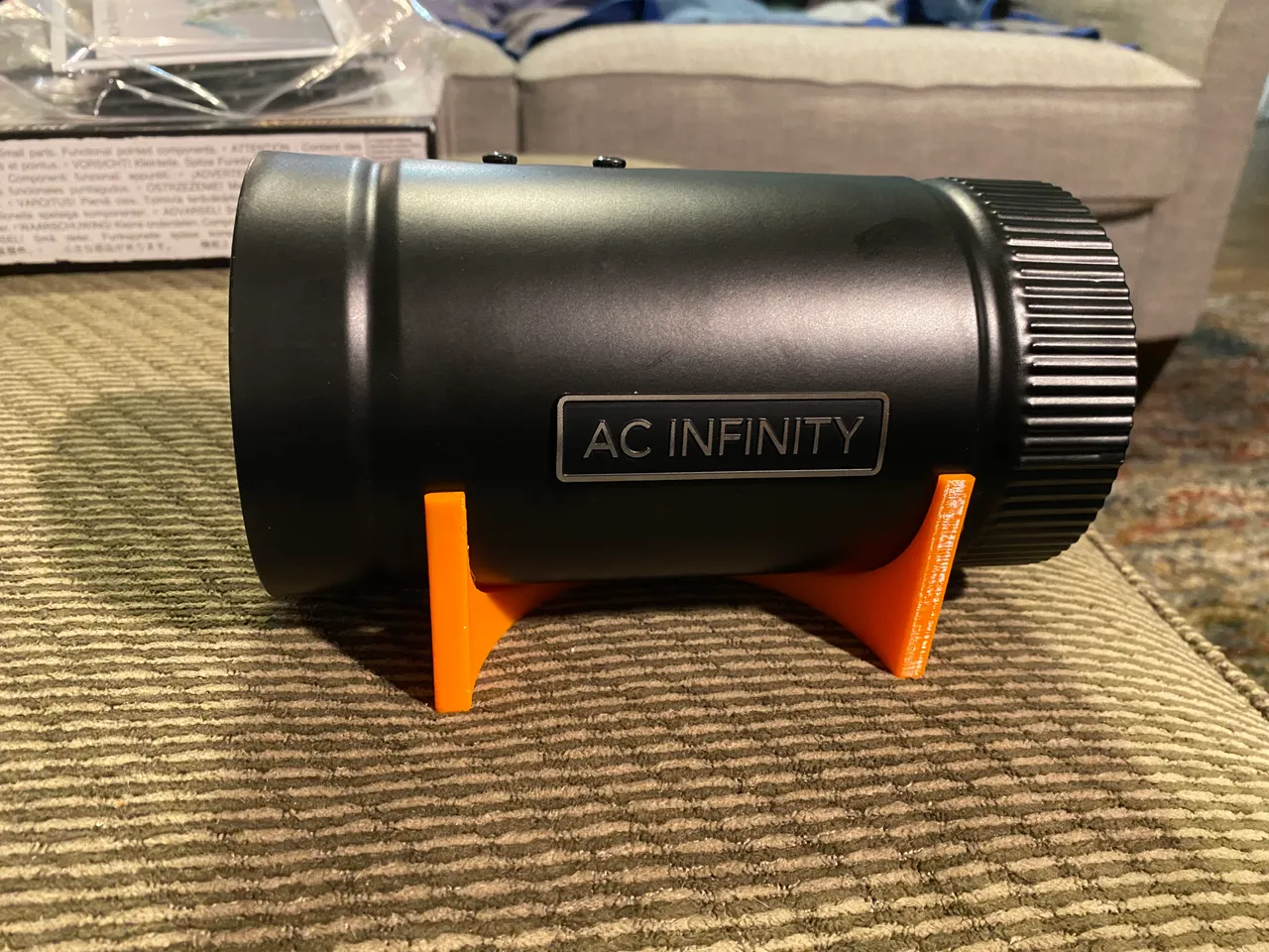 4 inch inline fan duct Cradle by Isaac Howard | Download free STL model ...