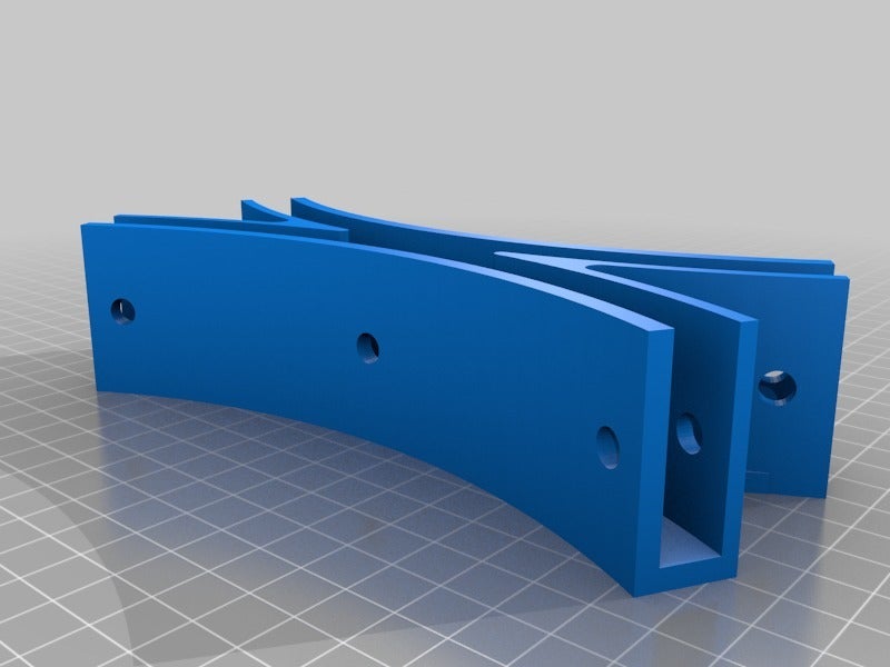 12in PVC attachment bracket by Giles | Download free STL model ...