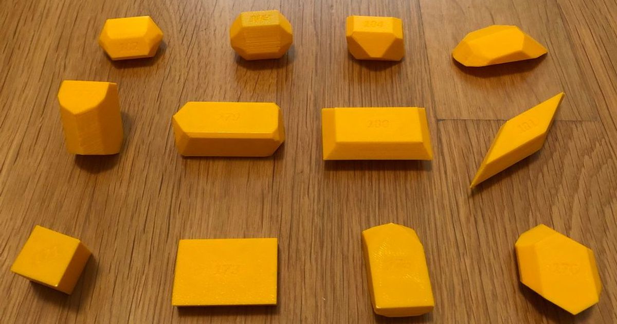 Dana Crystal Models - monoclinic by ntdesign | Download free STL model ...