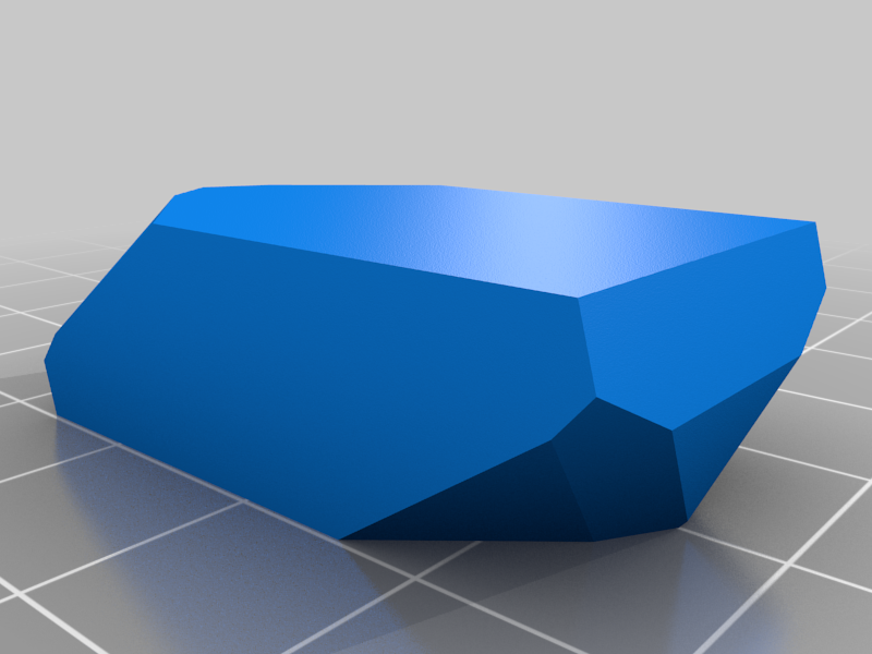 Dana Crystal Models - monoclinic by ntdesign | Download free STL model ...