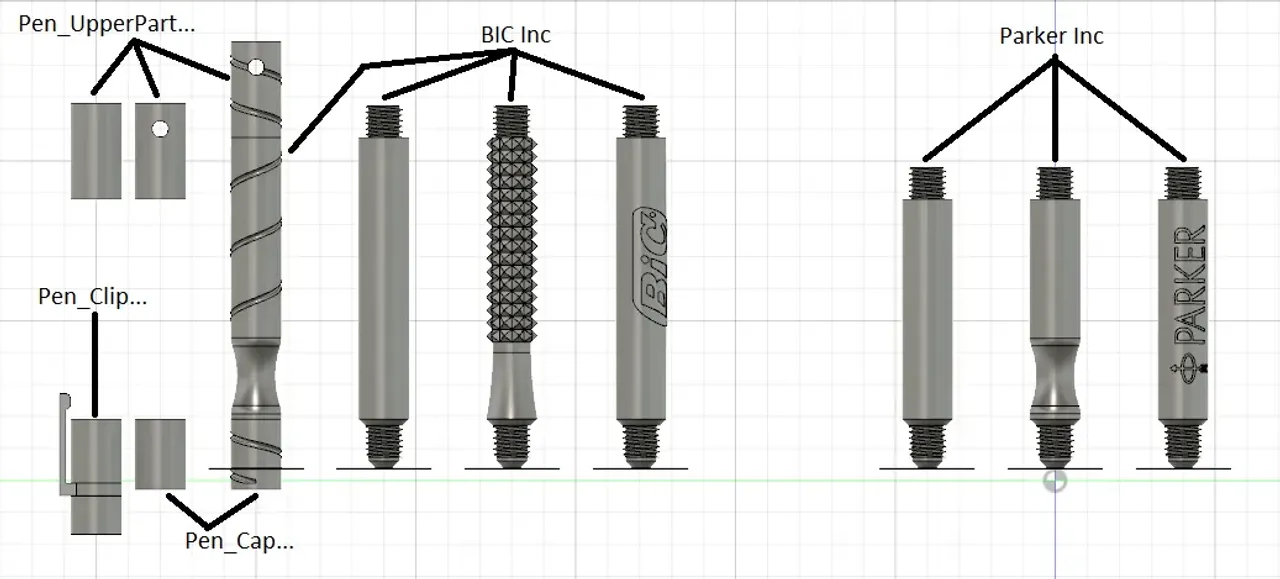 Pen body by gillis | Download free STL model | Printables.com
