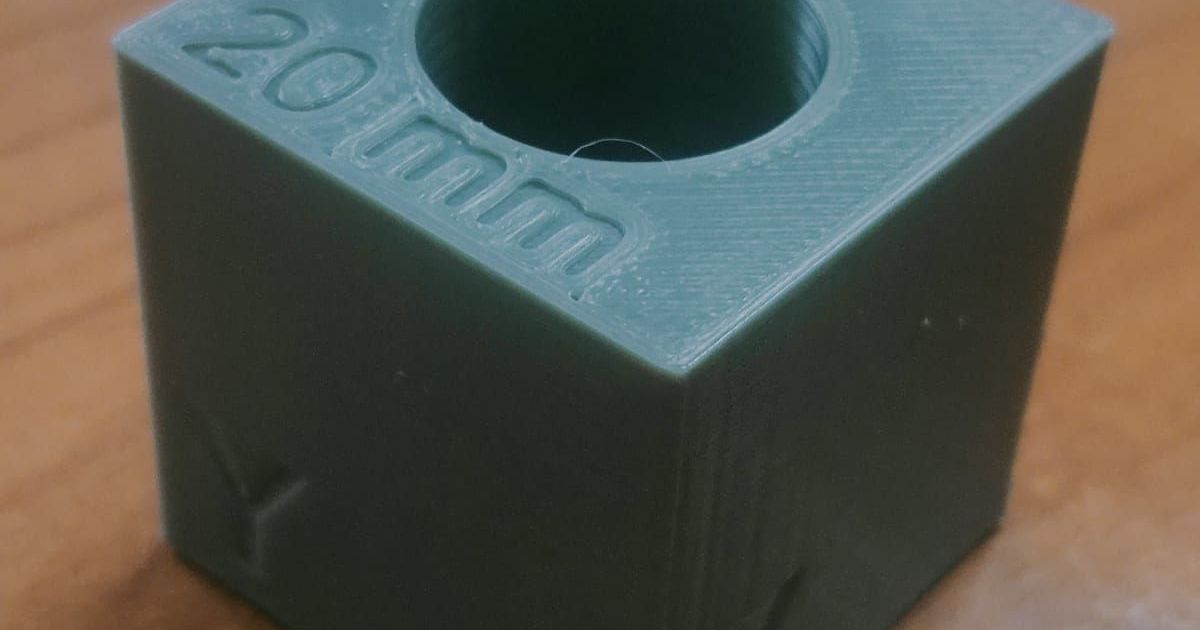 dimensional test cube 35x35 by giuseppe | Download free STL model ...