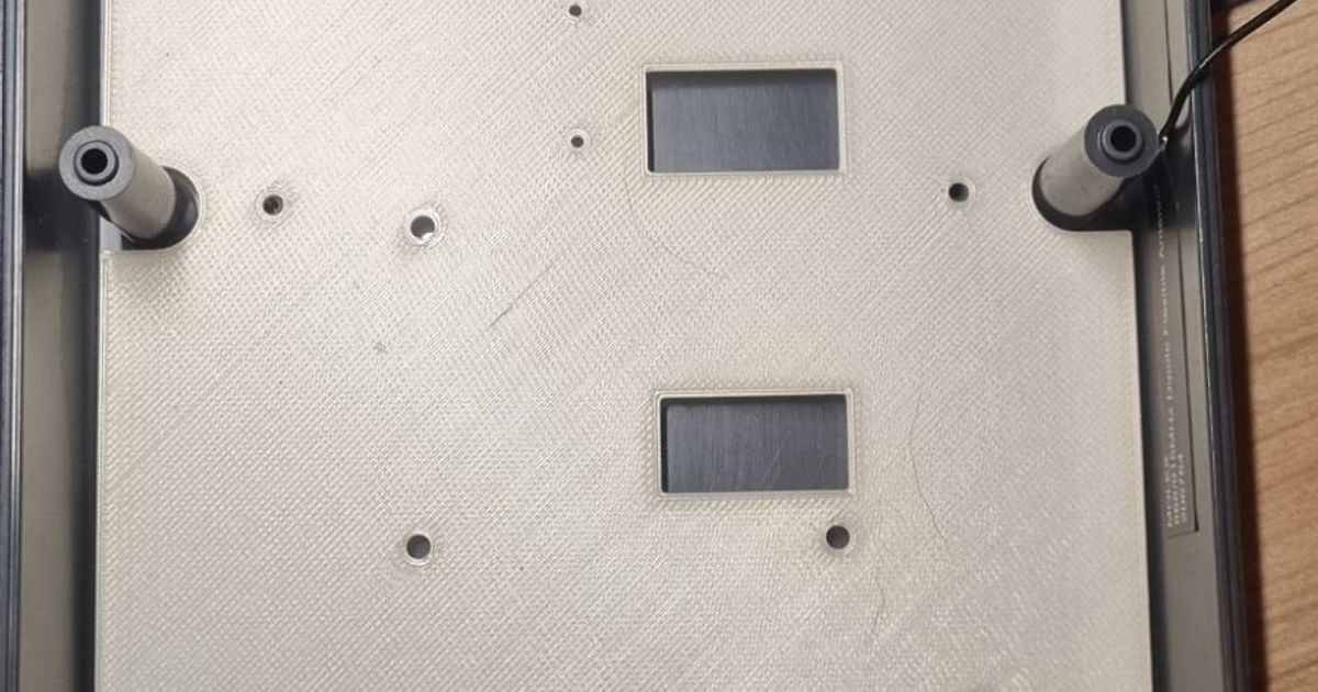 Mounting plate for WP11-15-4C by Fifth | Download free STL model ...