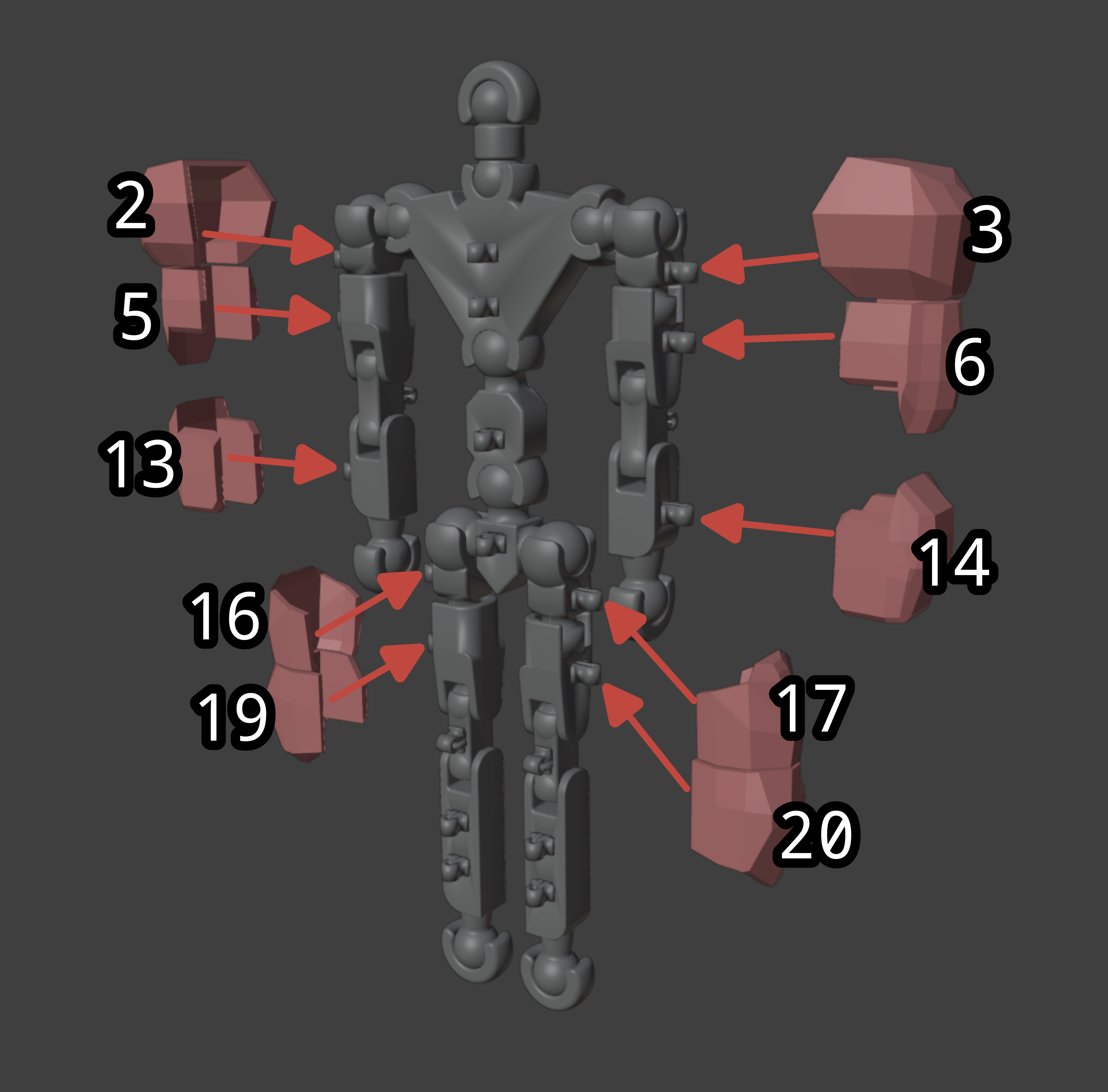 MODULYR - Modular Poseable Action Figure by Direct Designs | Download ...