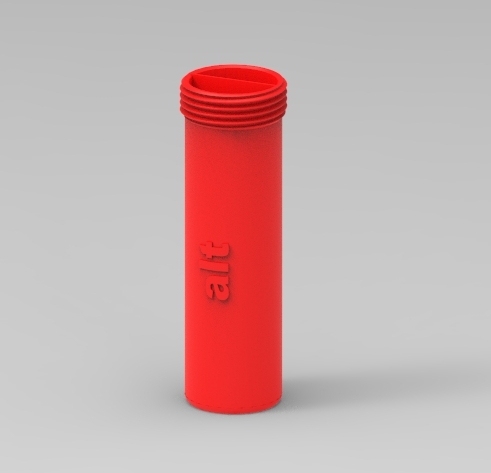 Cotton bud container with screw lid by JBoe | Download free STL model ...