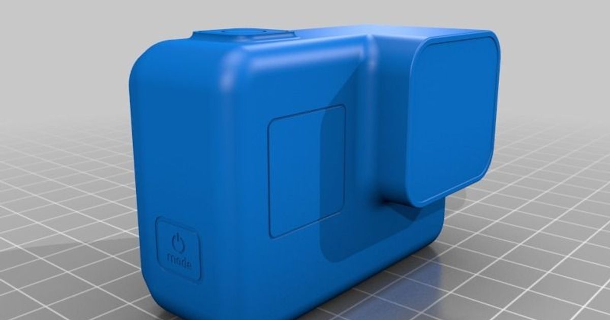 Gopro Hero 7 Black Model for Case Design by J Lake 3D | Download free ...