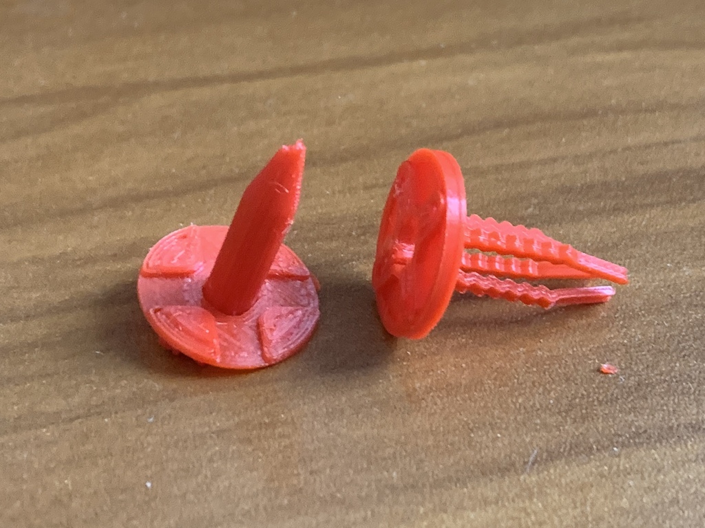 Push Pin for Cars (Designed for 3D Printing) by J Lake 3D | Download ...