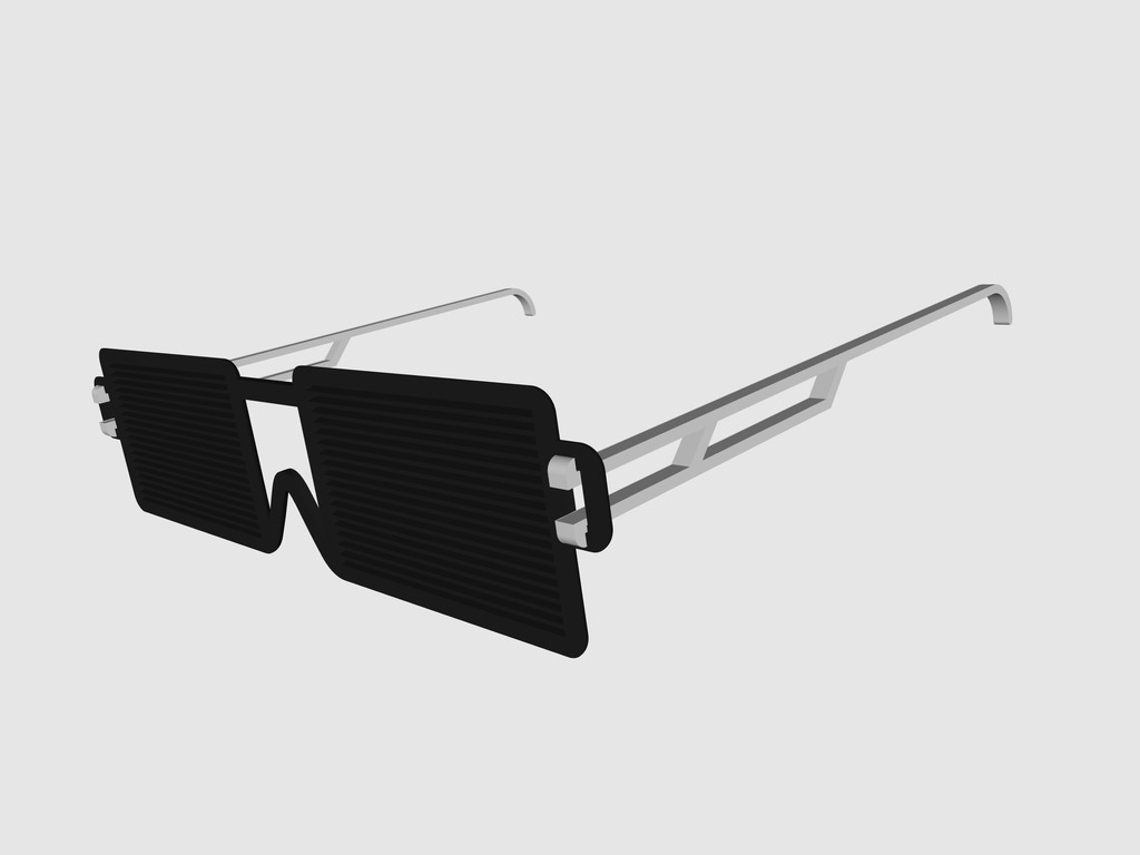 3D Printed Sunglasses by J Lake 3D | Download free STL model ...