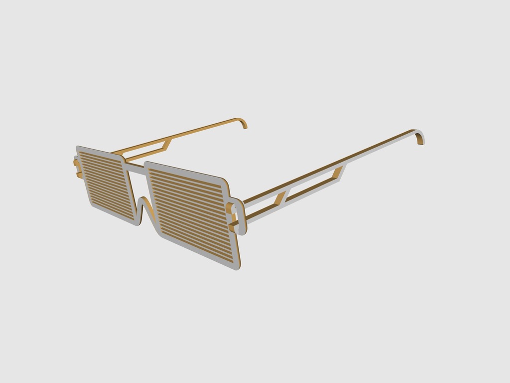 3D Printed Sunglasses by J Lake 3D | Download free STL model ...