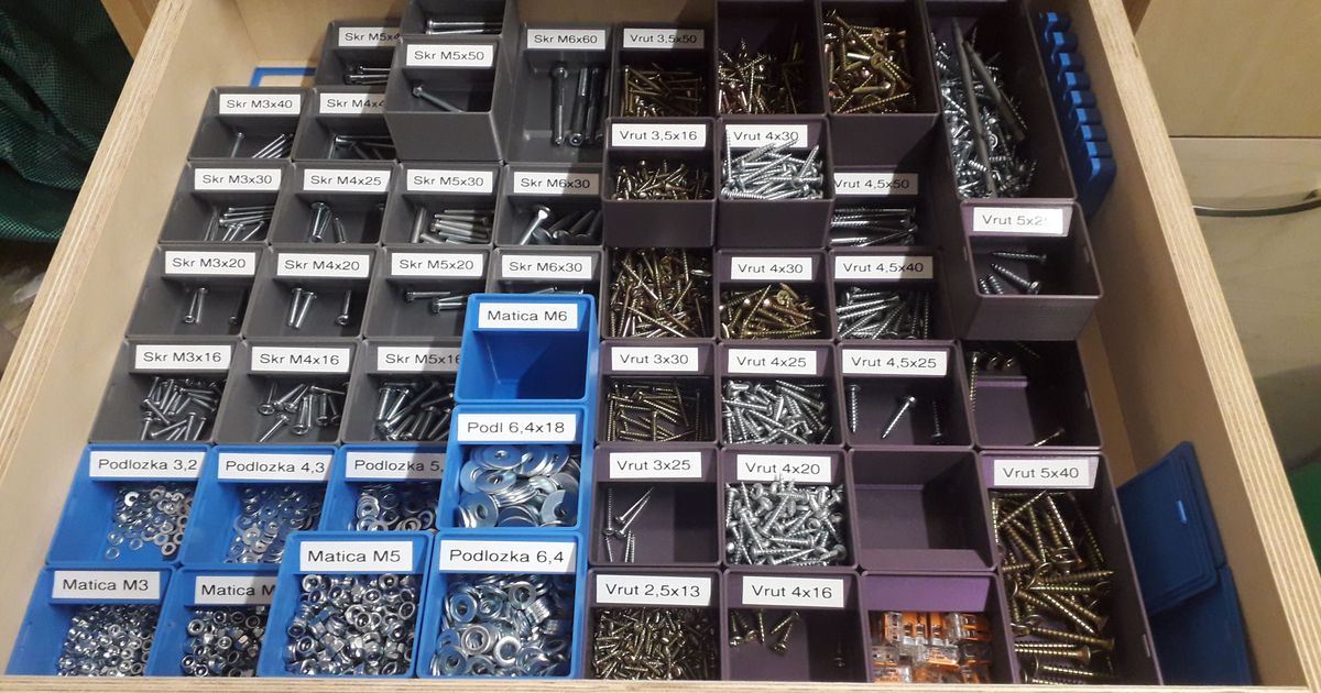 Boxes for small parts with cover by SD product | Download free STL ...