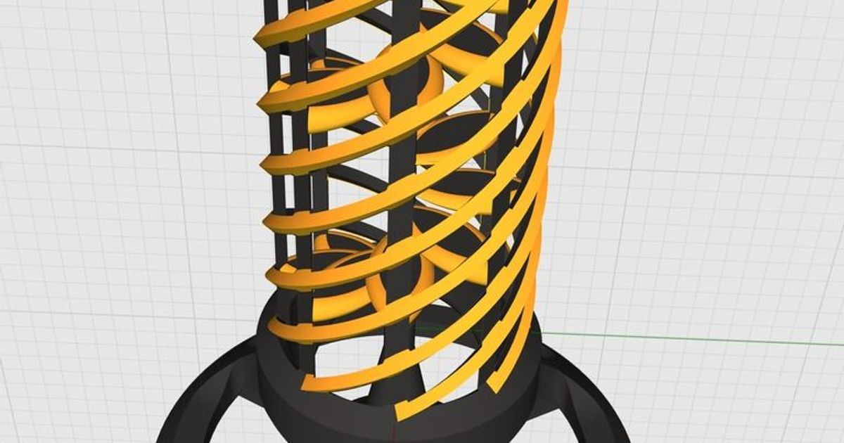 Crazy Twisted See Through Dice Tower V3 by J Lake 3D | Download free ...