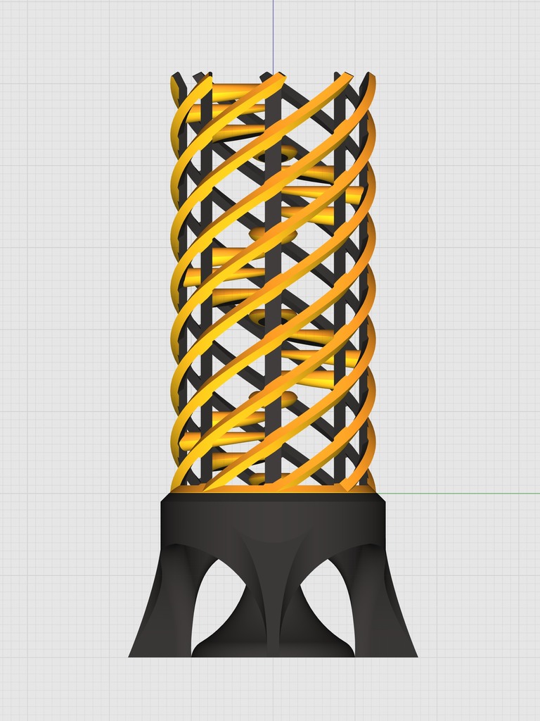 Crazy Twisted See Through Dice Tower V3 by J Lake 3D | Download free ...
