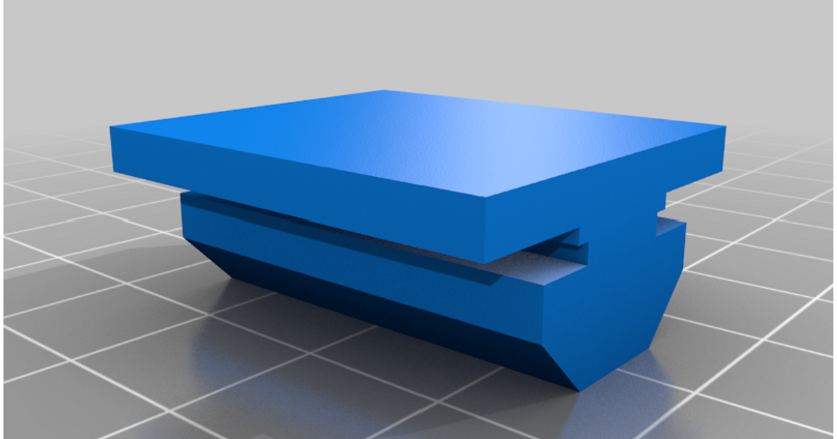 3030 Extrusion Mounting Base (Grooved) by Manish Wayz | Download free ...