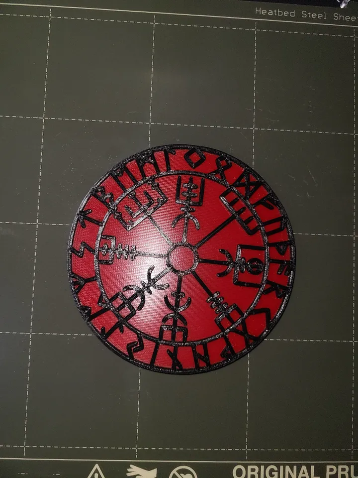 Vegvisir - Viking Compass Coaster by ZZZal | Download free STL model ...