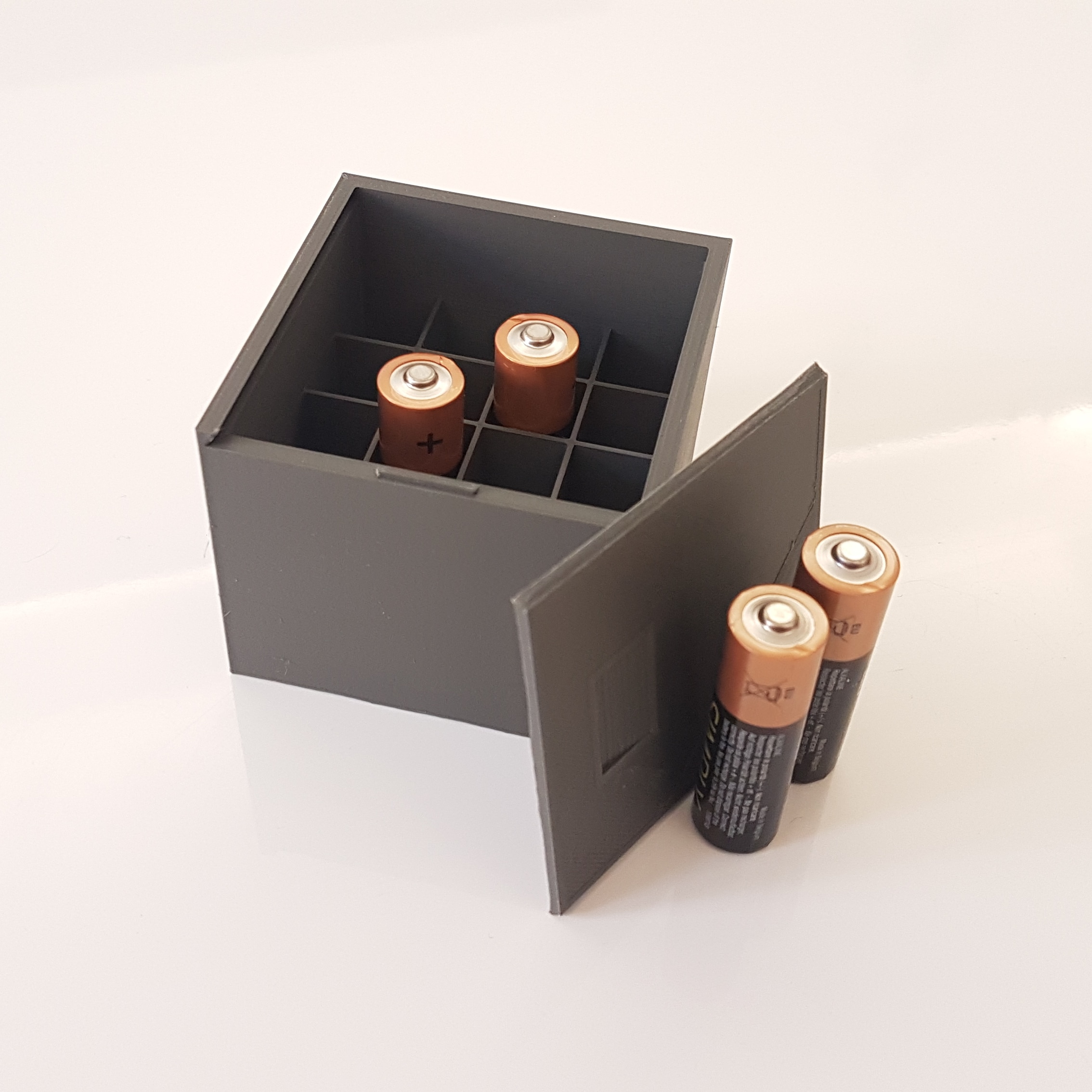 AA and AAA Battery Boxes by MatMake | Download free STL model ...