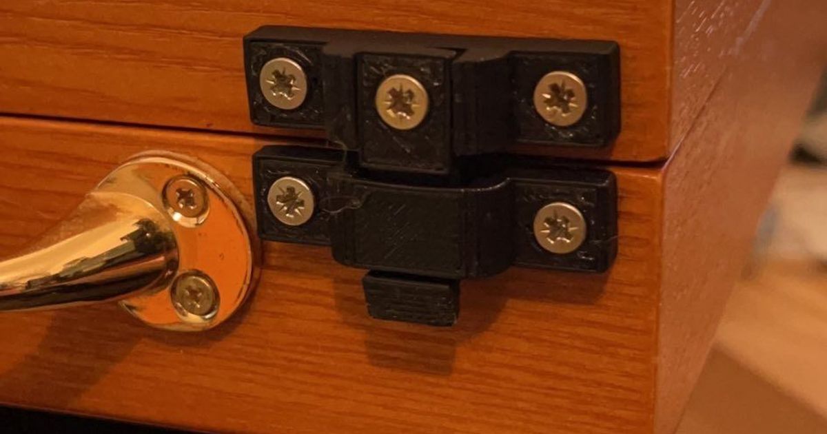 snap fit lock by Coopergerman | Download free STL model | Printables.com