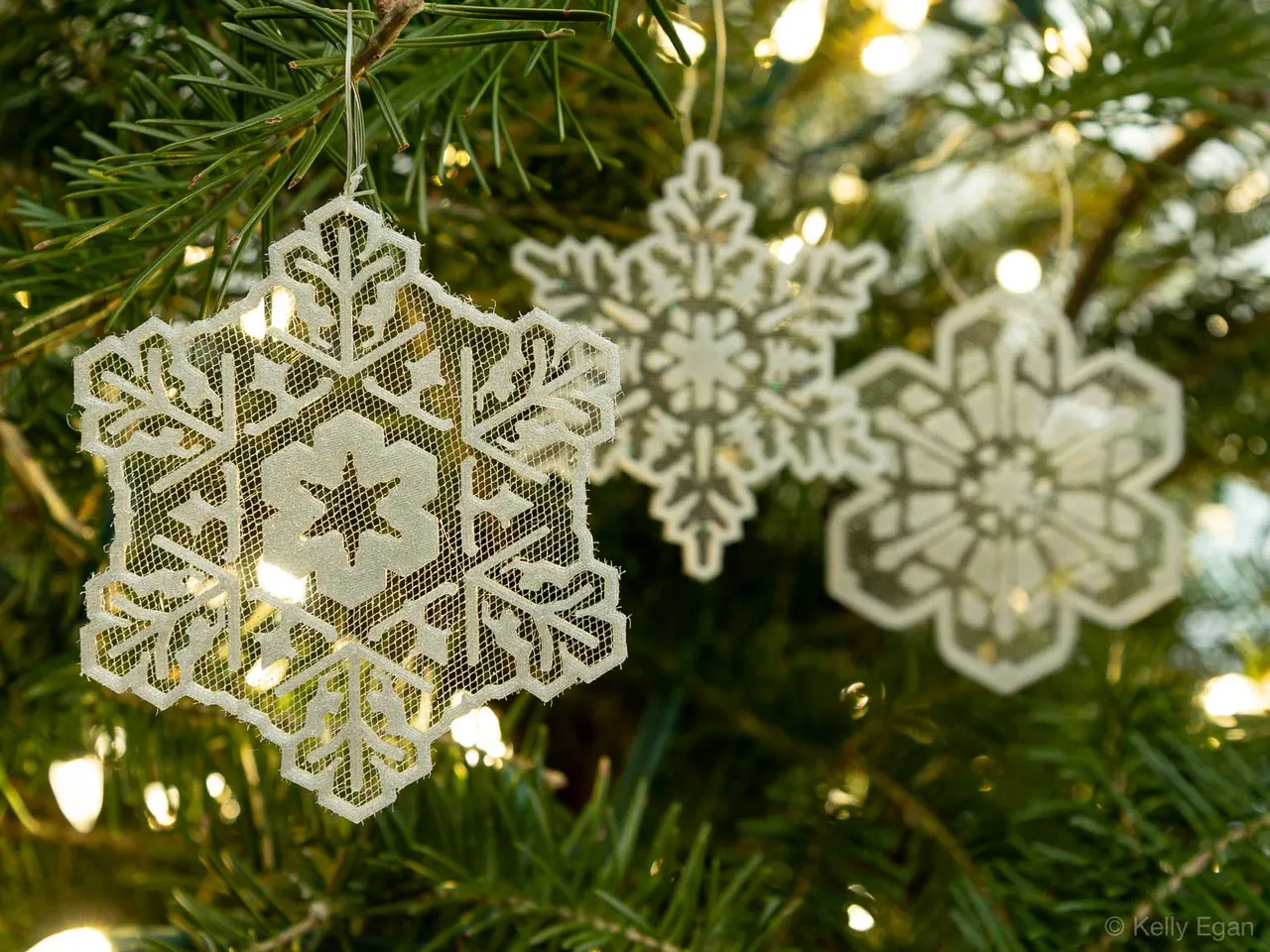 Snowflake Ornament Template