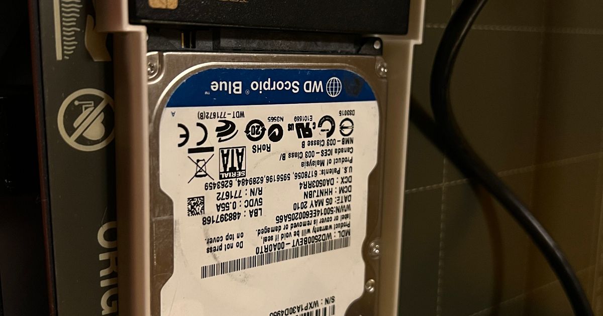 USB SATA Drive Sled by Dent | Download free STL model | Printables.com