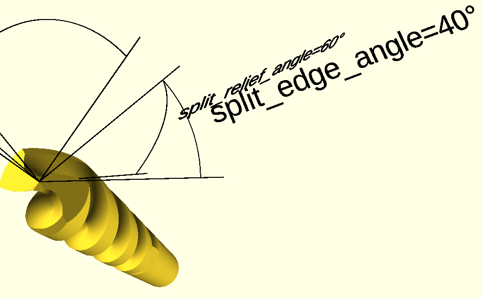 Advanced parametric drill bit sharpening jig (2/4 facets, conical ...