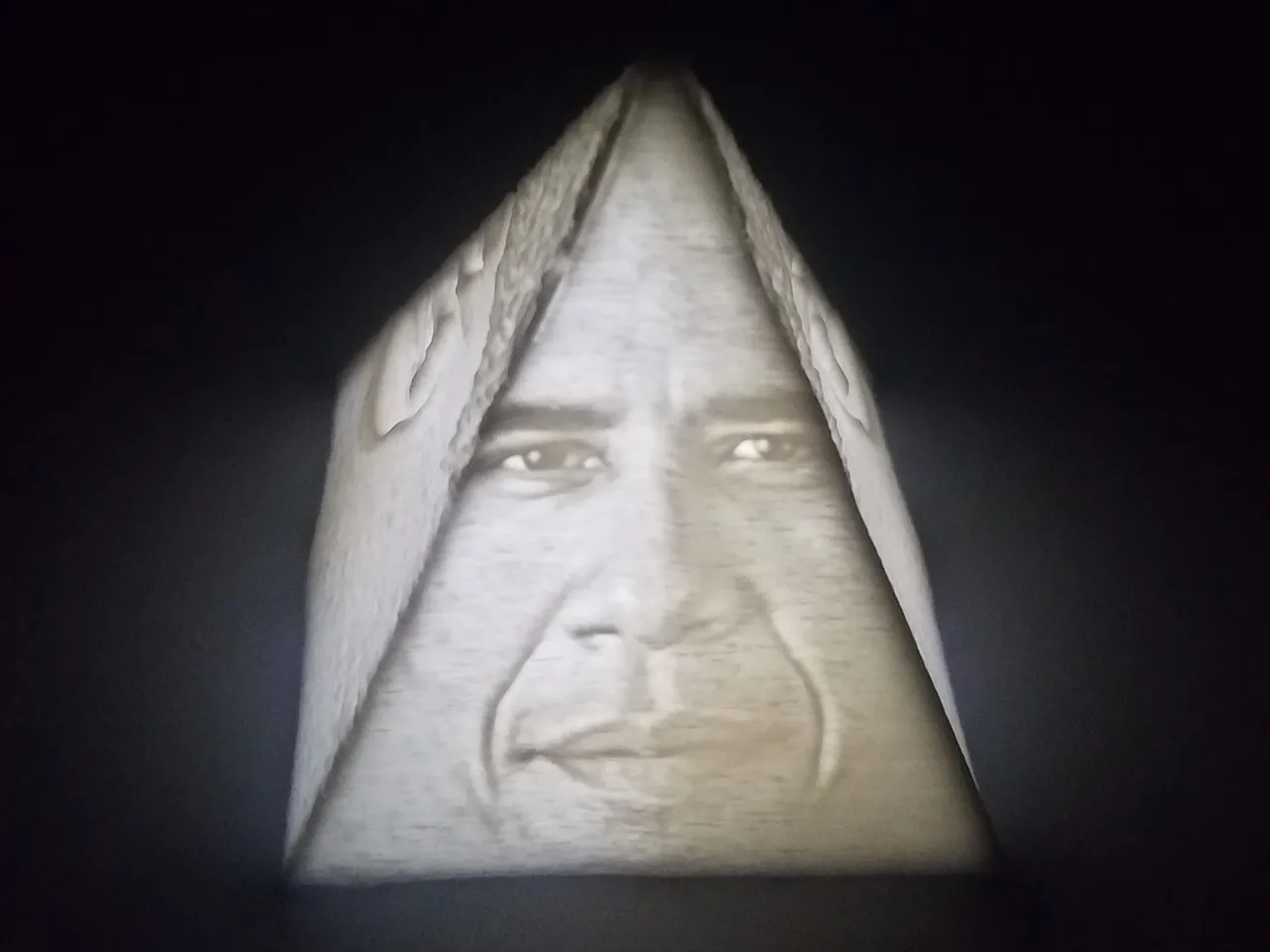 Obama Pyramid Lithophane by soupstream | Download free STL model ...