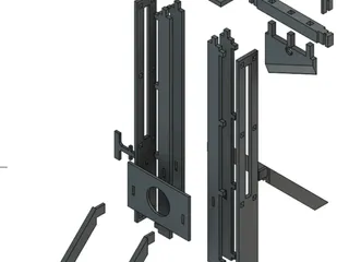 DIY miniature Guillotine kit card model by Severeon | Download free STL ...