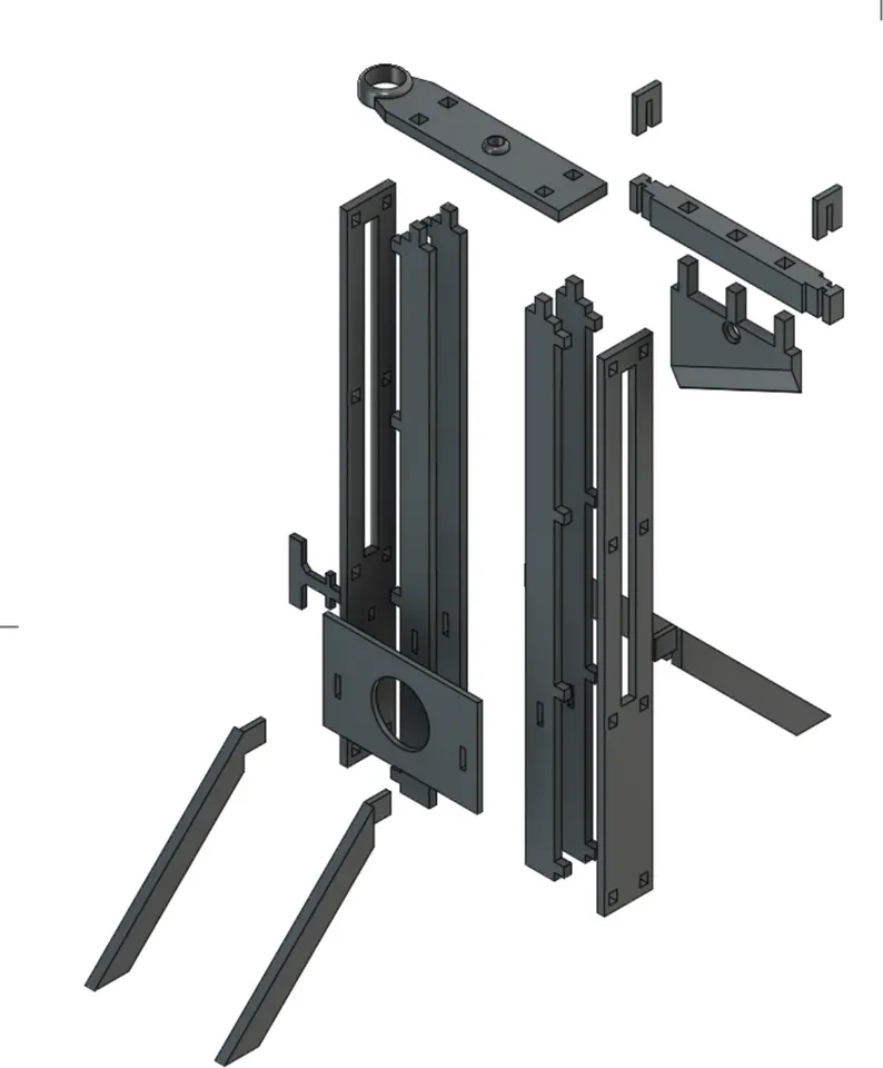 DIY miniature Guillotine kit card model by Severeon | Download free STL ...