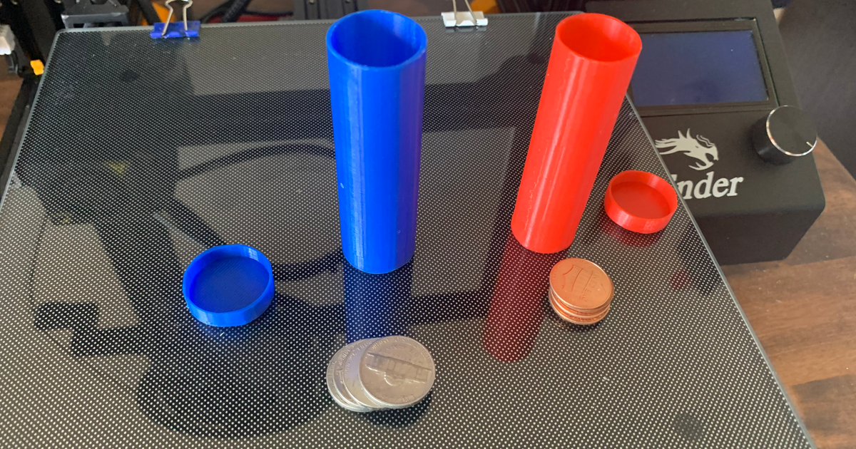 Tubes for US coins (Penny, Nickel, Dime) by hunderslash | Download free ...