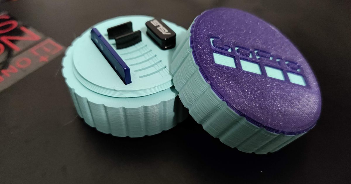 microSD case by alexcocan | Download free STL model | Printables.com