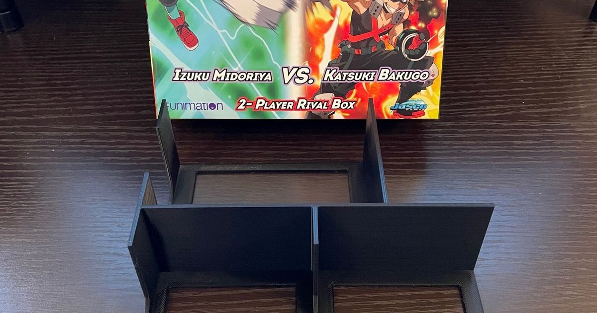 My Hero Academia CCG Rival Box Insert by ratatosk | Download free STL ...