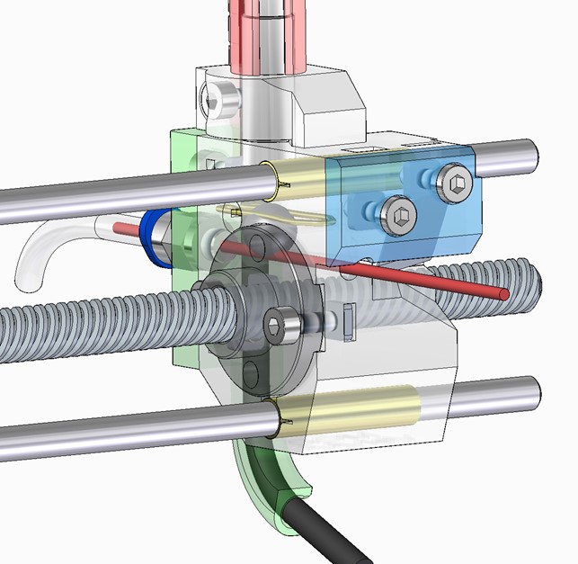MMU2S Selector with spring loaded FINDA ball by Dunil | Download free ...
