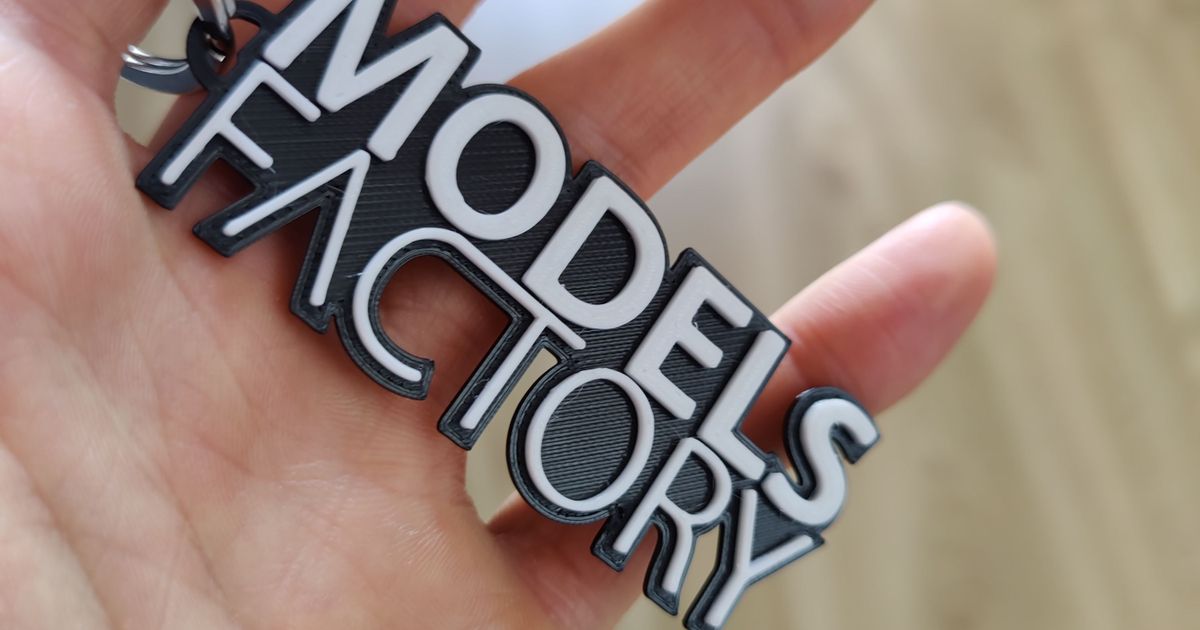 Models Factory Keychain by Celta | Download free STL model | Printables.com