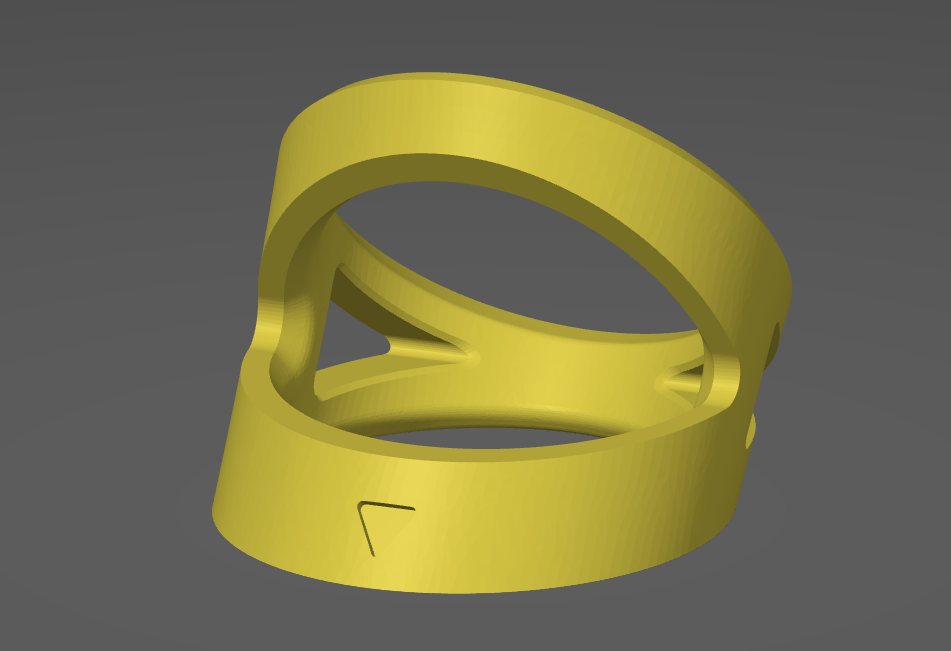 Hyperflexibility finger splint by Polyproduct | Download free STL model ...