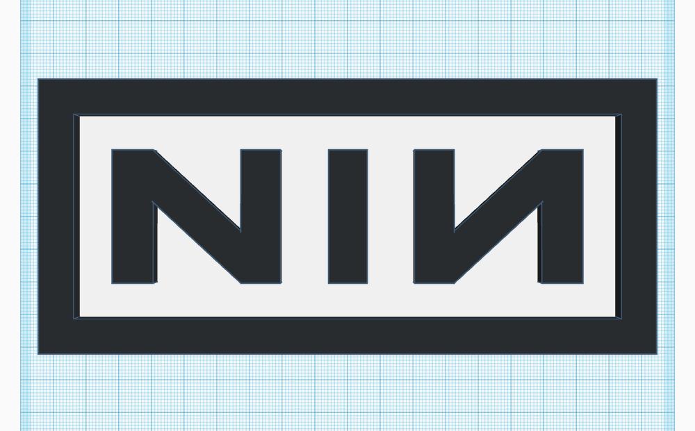 Nine Inch Nails NIN Logo / Sign by ratatosk | Download free STL model ...