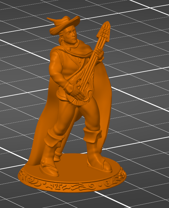 Bard with better Lute by MC | Download free STL model | Printables.com