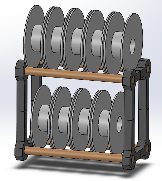 Filament Rack by jimmit | Download free STL model | Printables.com