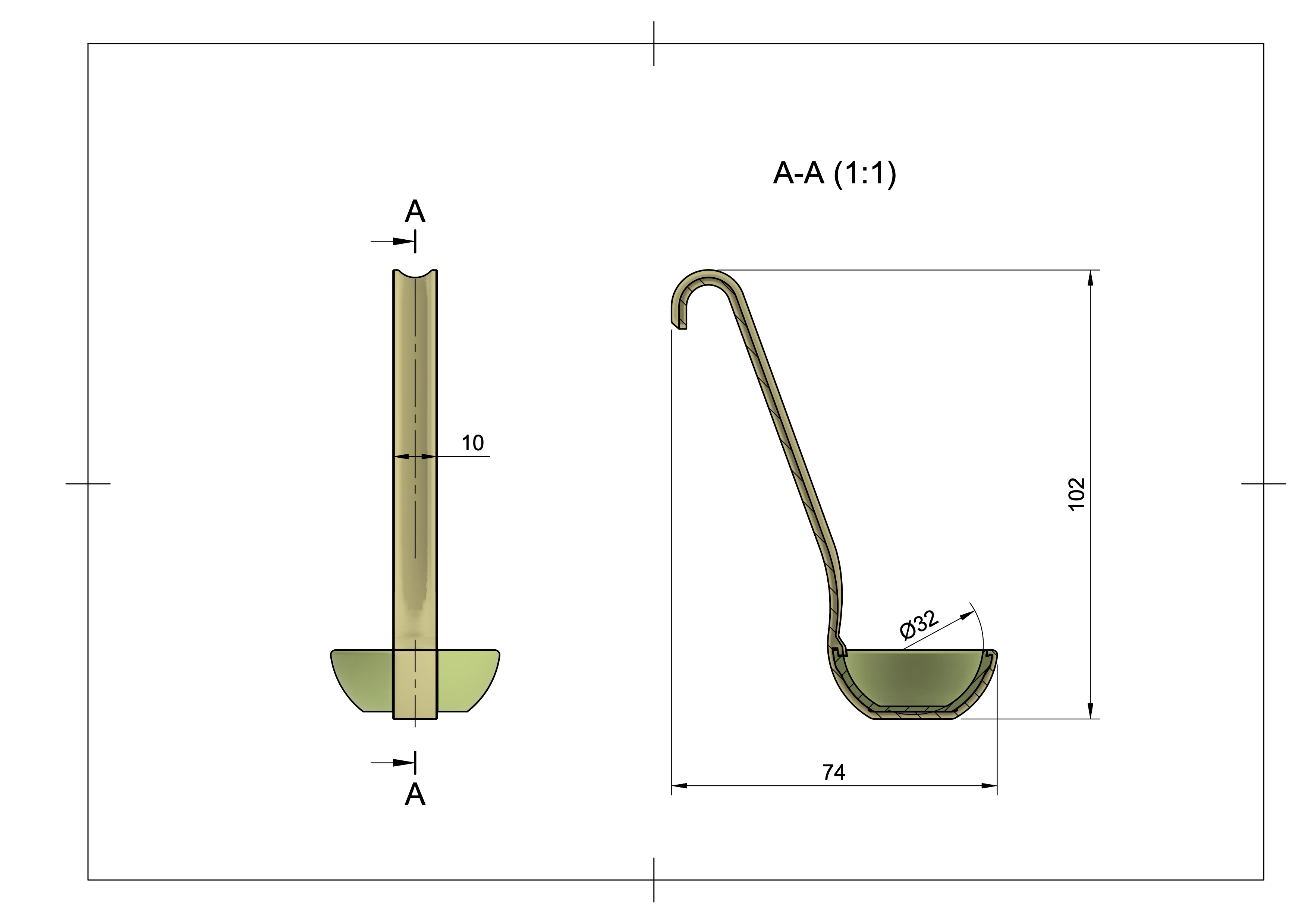 Ladles in Three Different Sizes by Metikumi | Download free STL model ...