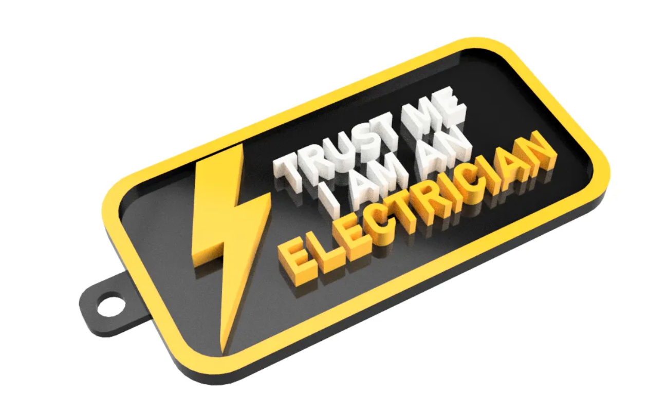 Electric keychain by mcko | Download free STL model | Printables.com
