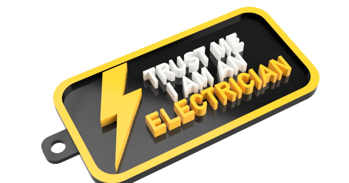 Electric keychain by mcko | Download free STL model | Printables.com