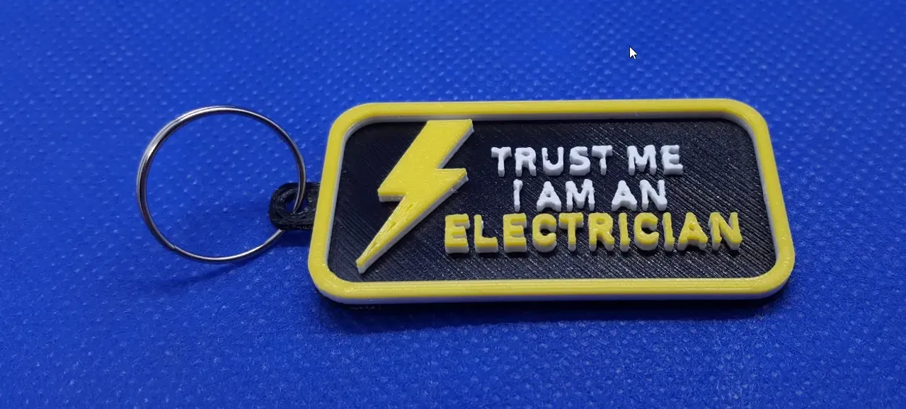 Electric keychain by mcko | Download free STL model | Printables.com