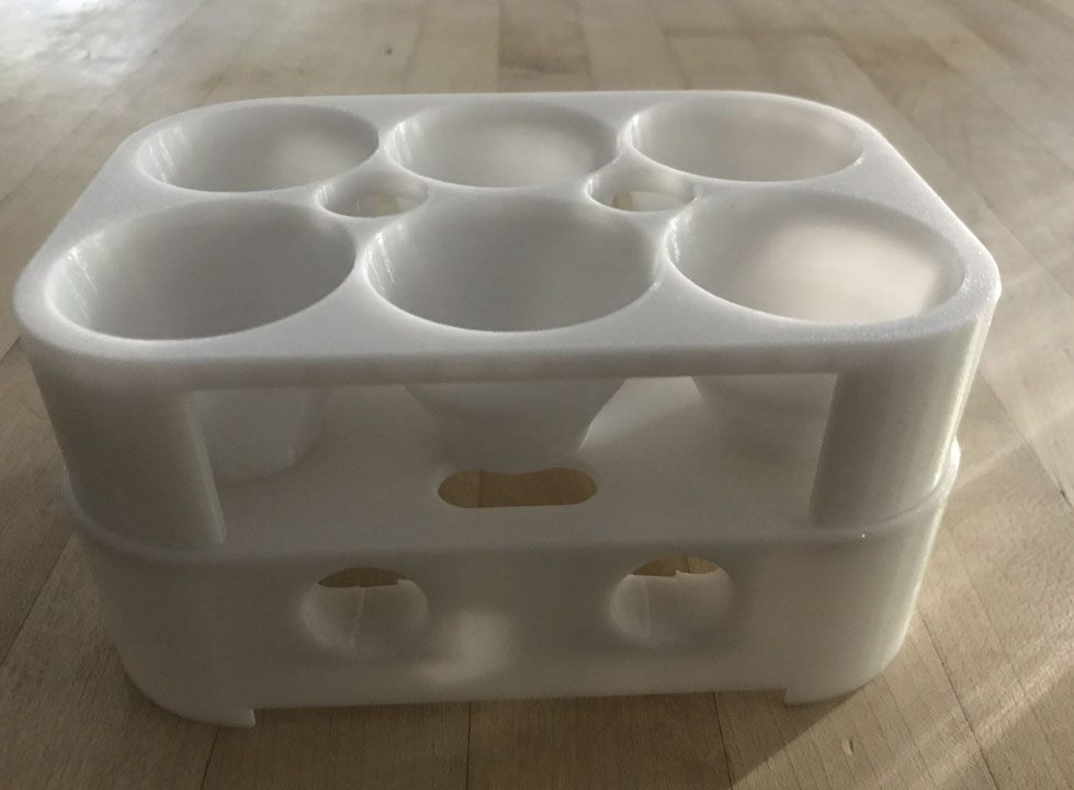 Egg Crate for 6 V1 by Schaffer.la | Download free STL model ...