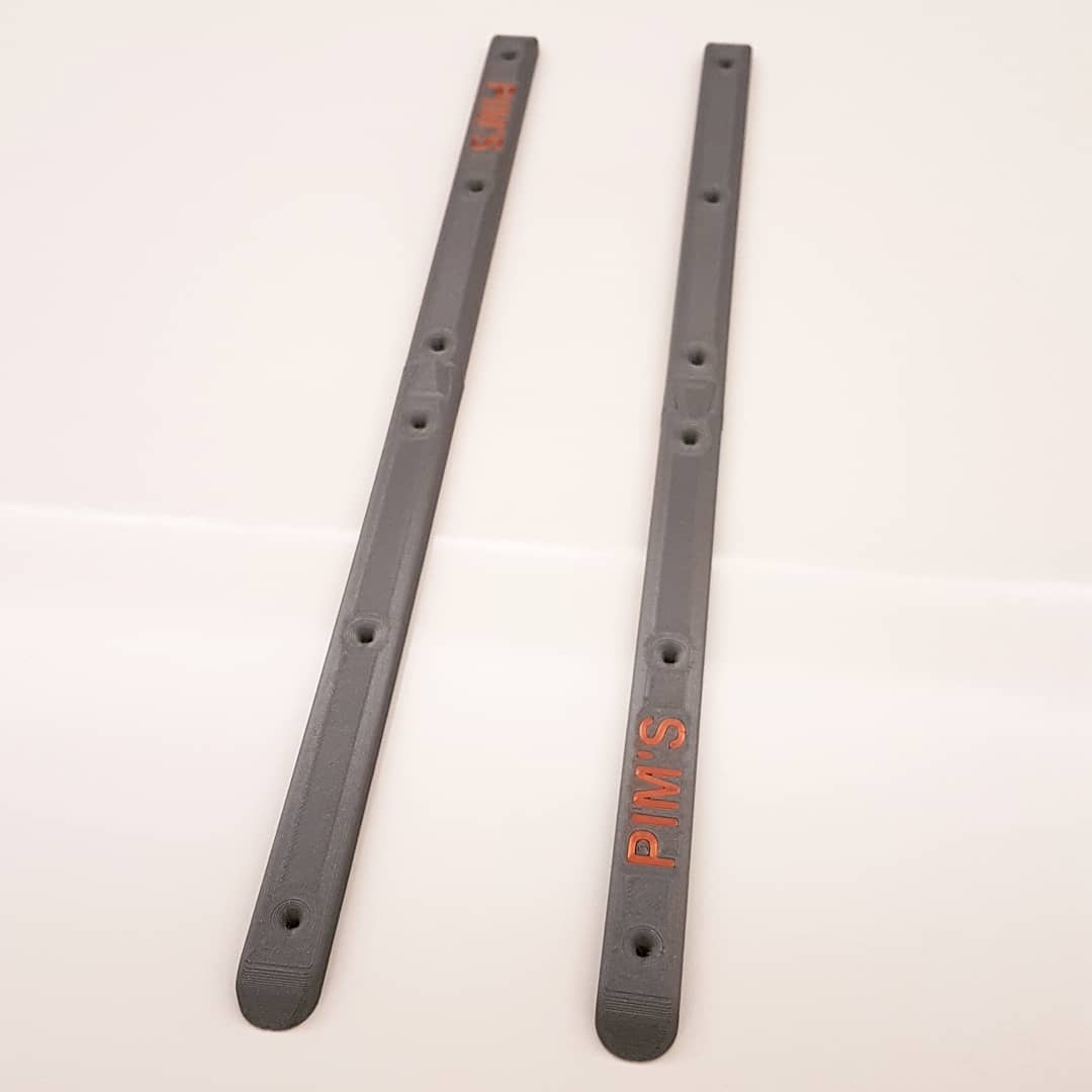 Skateboard deck rails by MatMake | Download free STL model | Printables.com